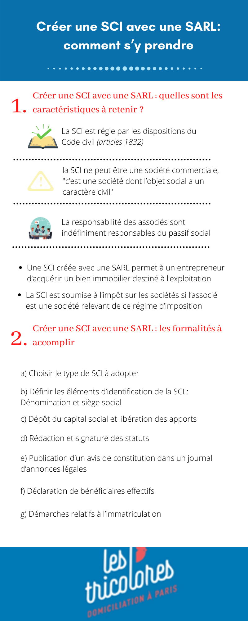 Créer une SCI avec une SARL : Comment s’y prendre?